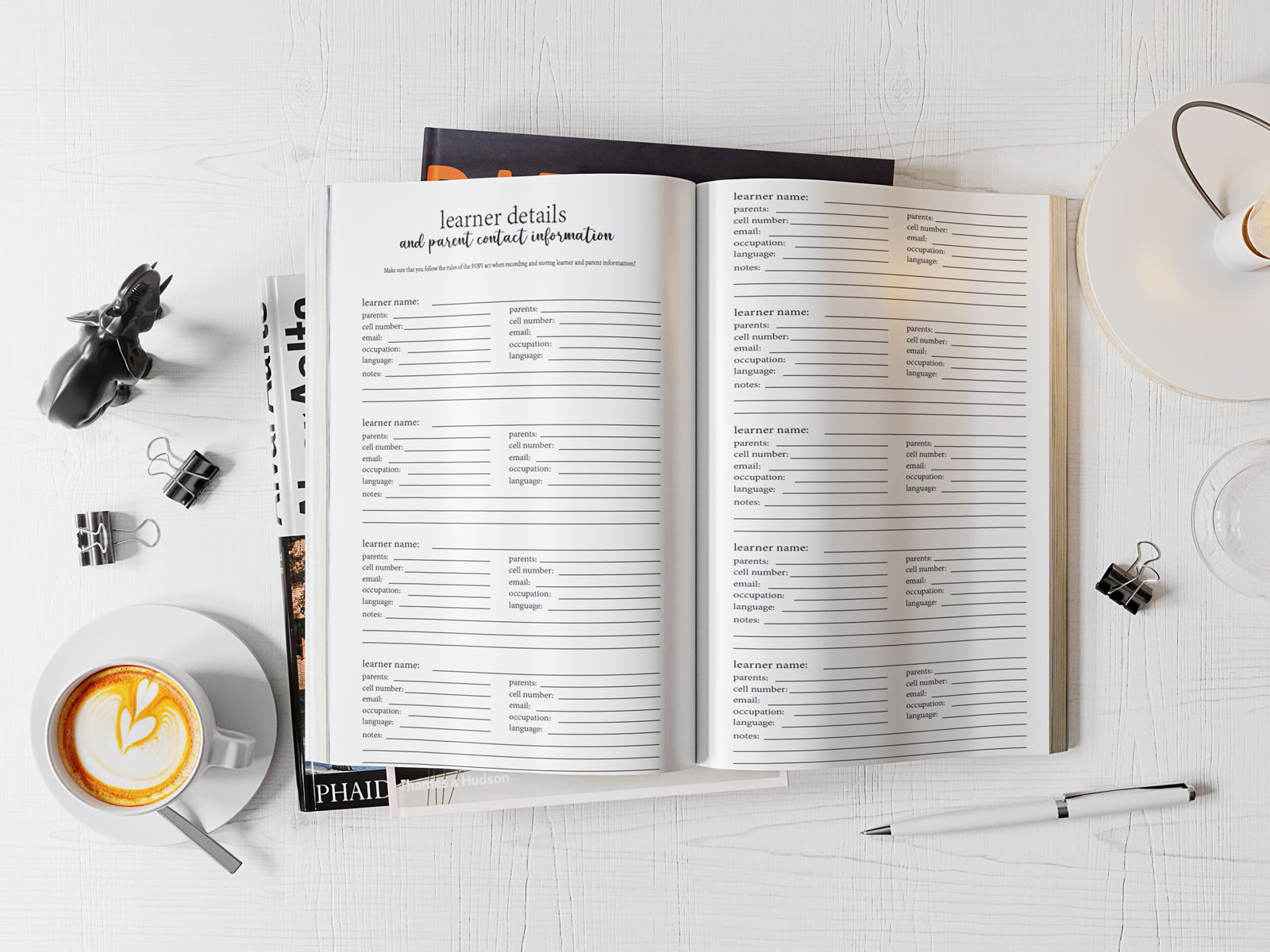 Features Of The Teacher Planner