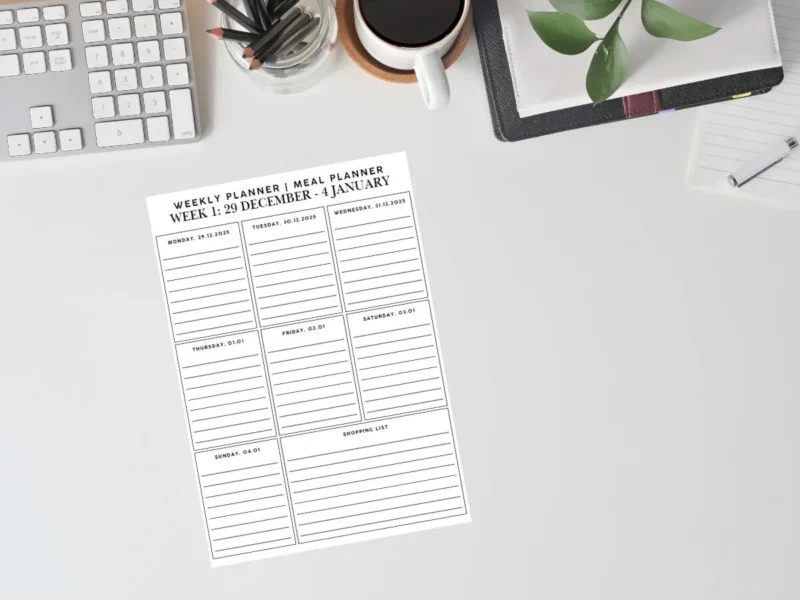 2026 Digital Everything Planner (English)